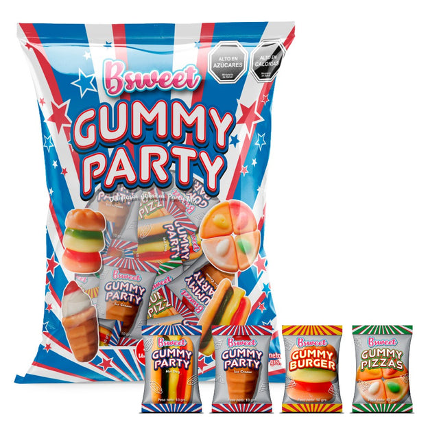 Gomitas Gummy Party Mix 36 unidades – Supermercado del Confite